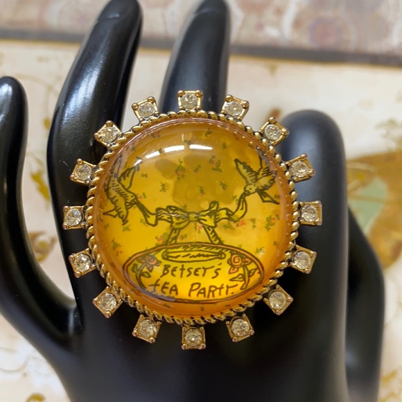 Betsey Johnson | Jewelry | Rare Betsy Johnson Ring | Poshmark